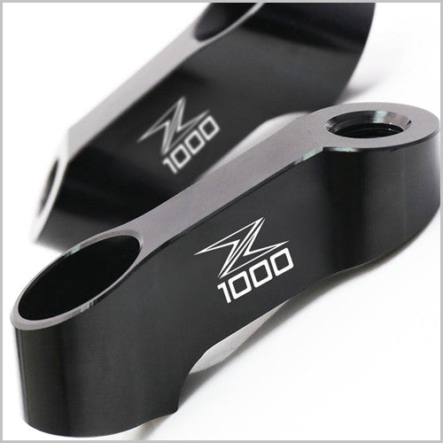 Bike Model Engraved Mirror Risers | MC Motoparts