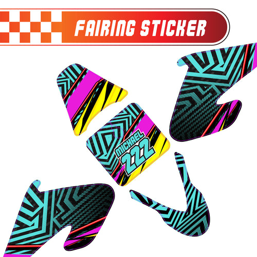 For Razor MX500 MX650 Fairing Sticker Graphic Kit Decals – MC Motoparts