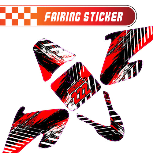 For Razor MX500 MX650 Fairing Sticker Graphic Kit Decals – MC Motoparts