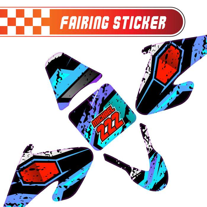 For Razor MX500 MX650 Fairing Sticker Graphic Kit Decals – MC Motoparts