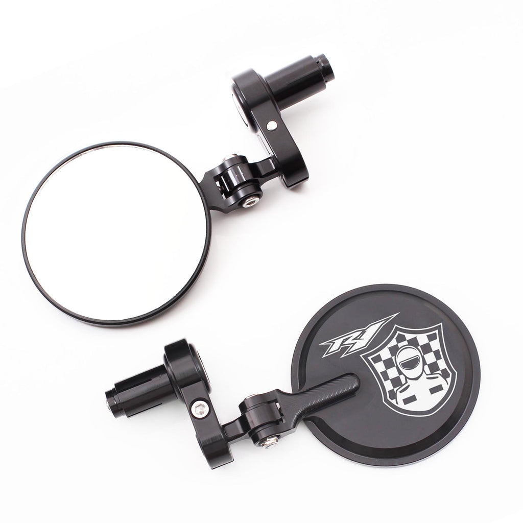 Fit Yamaha CNC R1 Racer Folding Bar End Mirrors | MC Motoparts