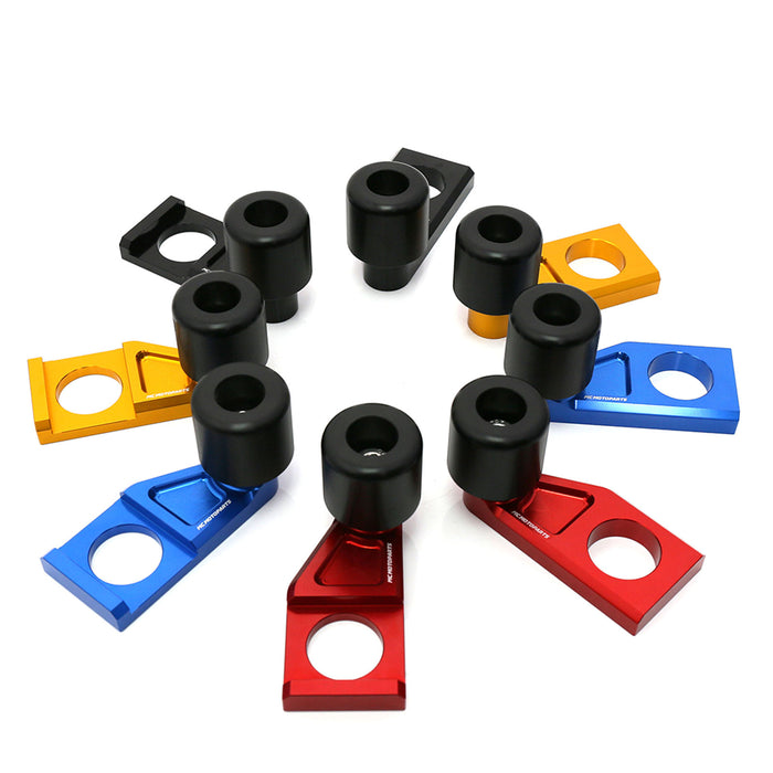 CNC Axle Block Sliders Swingarm Protector | MC MOTOPARTS – MC Motoparts
