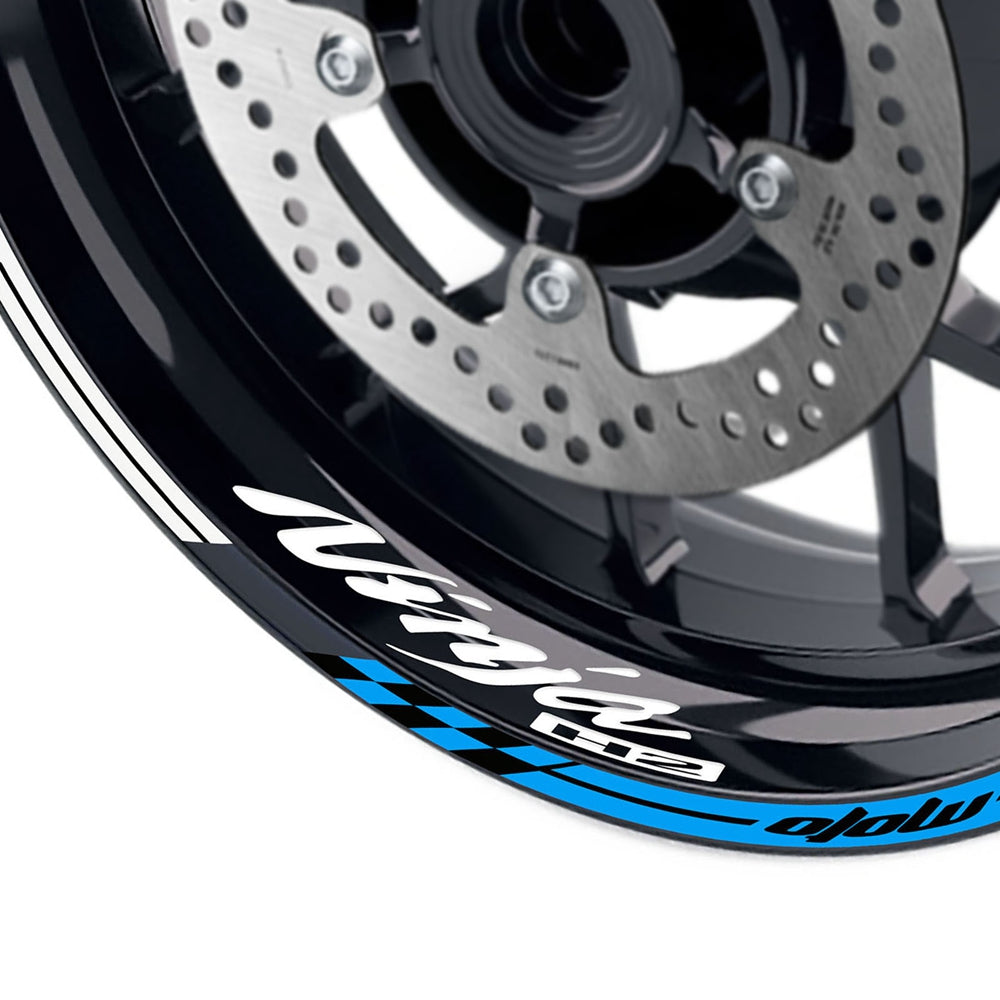 Kawasaki Ninja H2 H2R GP Rim Stickers | MC Motoparts